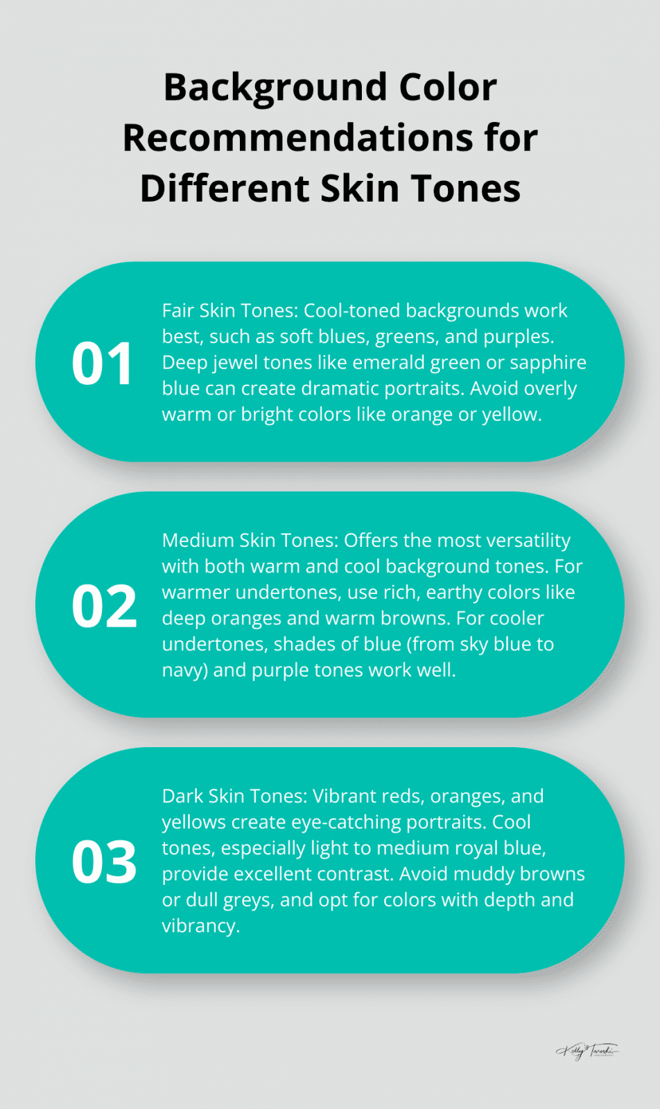 How to Choose Background Colors to Complement Skin Tones